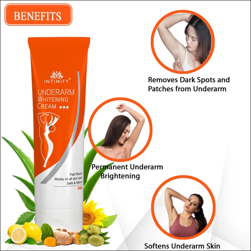 Intimify Under Arm Whitening Cream (20 Gms) – Intimify.in