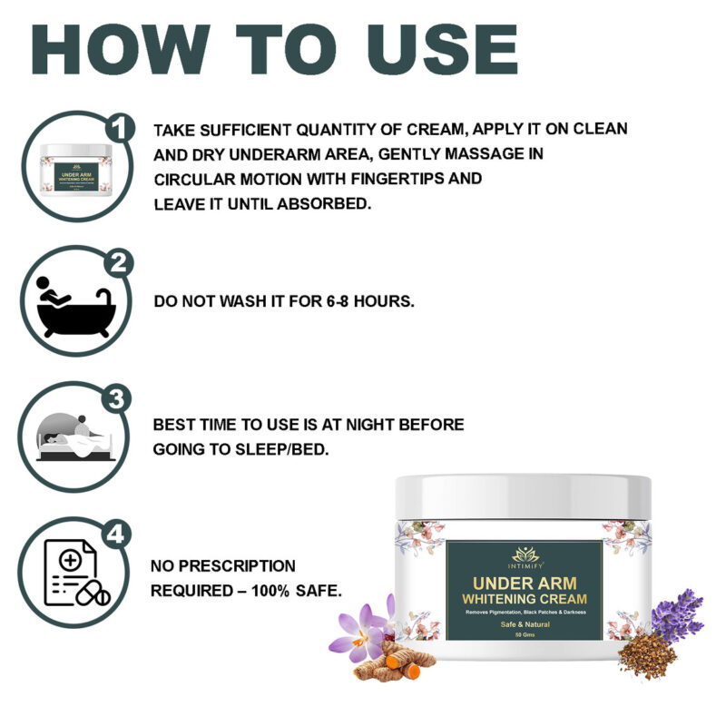 Intimify Underarm Whitening Cream (50 Gms) – Intimify.in